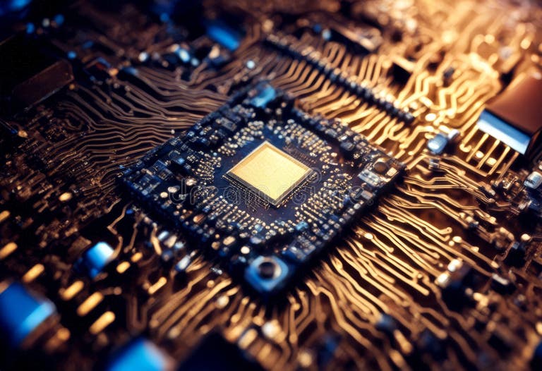 Intelligence Chip Computer Technology Artificial Chips Board Circuit ...