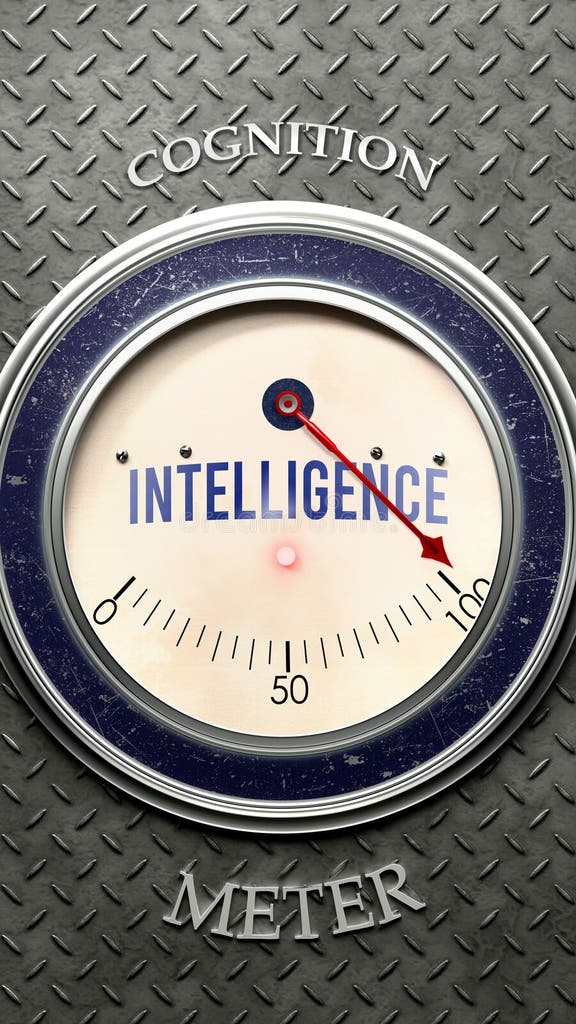 Intelligence and Cognition that is Hitting a Full Scale, Showing a Very ...