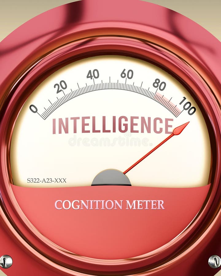 Intelligence and Cognition Meter that is Hitting a Full Scale, Showing ...