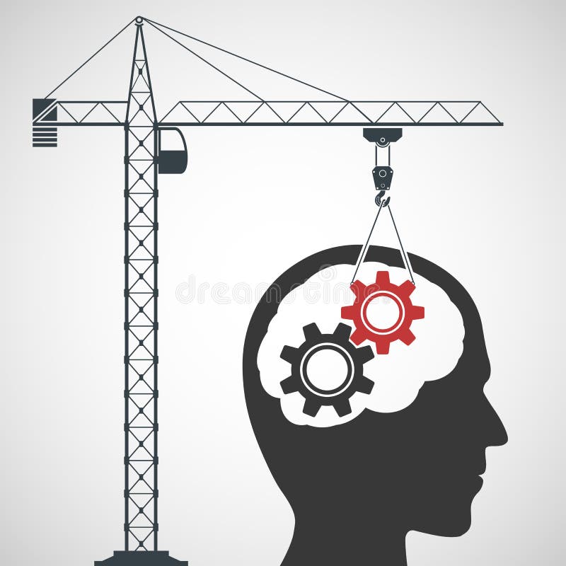 Intelligence Concept. Stock Illustration. Stock Vector - Illustration ...