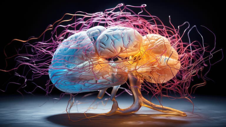 Intelligence dna brain stock illustration. Illustration of psychology ...