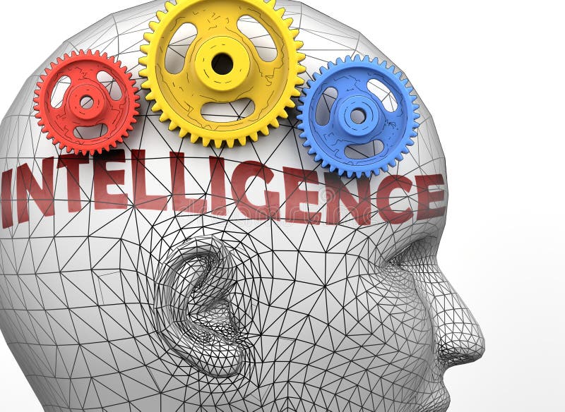 Intelligence Inside Human Mind - Pictured As Word Intelligence Inside a ...