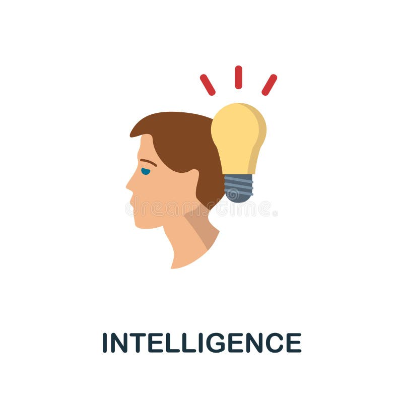 Intelligence Icon. Simple Element from Creativity Collection. Creative ...