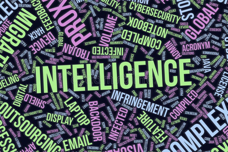 Intelligence, Conceptual Word Cloud for Business, Information ...