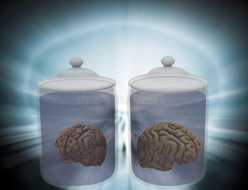 Intelligence in jar. stock illustration. Illustration of intelligent ...