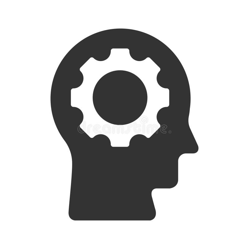 Intelligence Mind Setting Icon Stock Vector - Illustration of ...