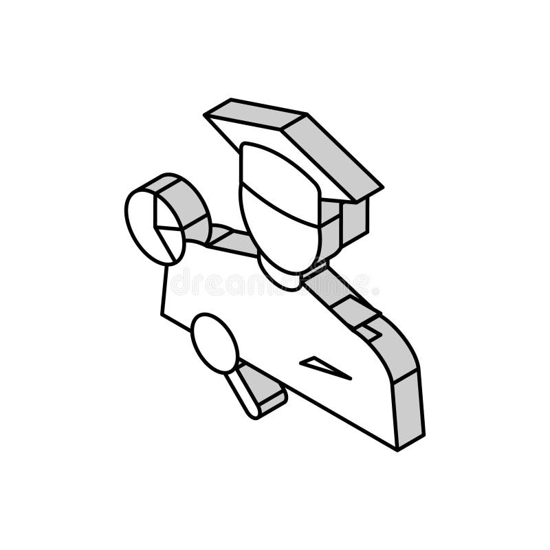 Intelligence People Value Isometric Icon Vector Illustration Stock ...