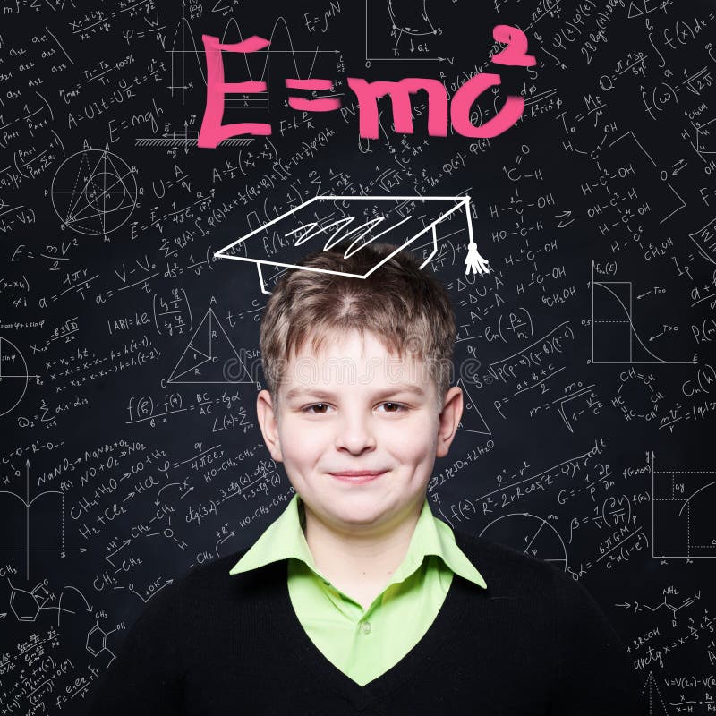 Intelligence School Student Boy Indoor Stock Photo - Image of childhood ...