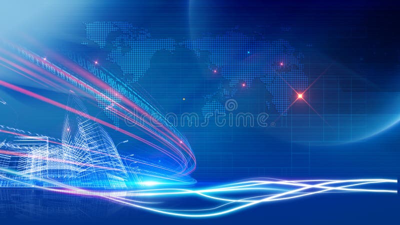 Intelligence Technology Background Stock Image - Image of digital ...