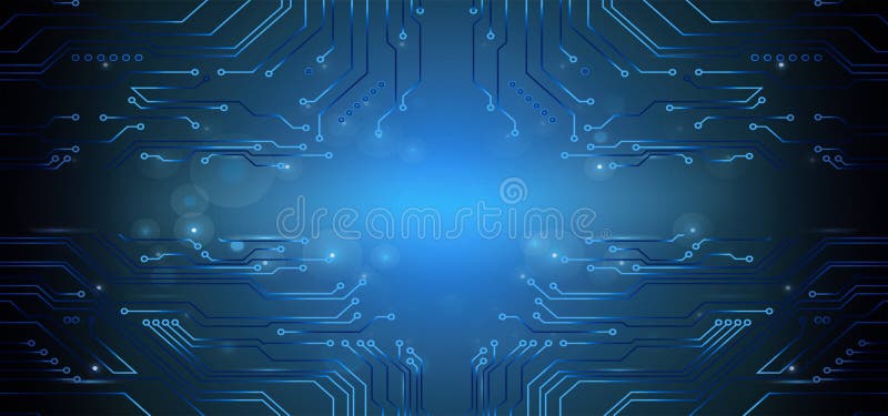 Intelligence Technology Background Stock Image - Image of digital ...