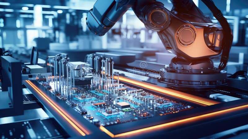 Intelligence Technology Computers Stock Illustration - Illustration of ...