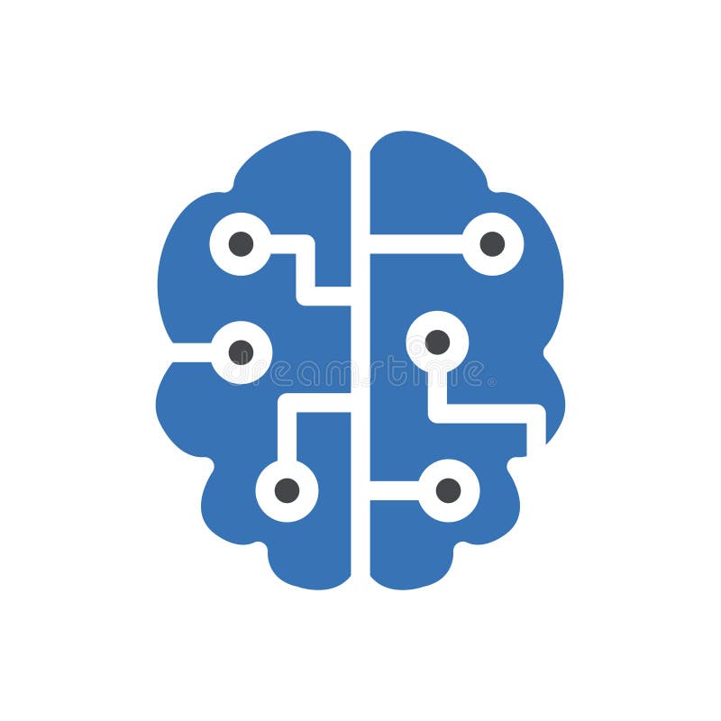 Intelligence Vector Glyph Color Icon Stock Vector - Illustration of ...