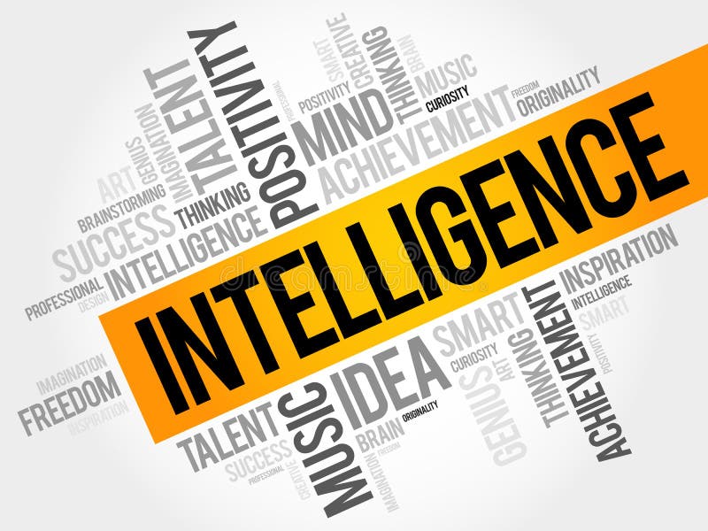 Intelligence word cloud stock illustration. Illustration of intelligent ...