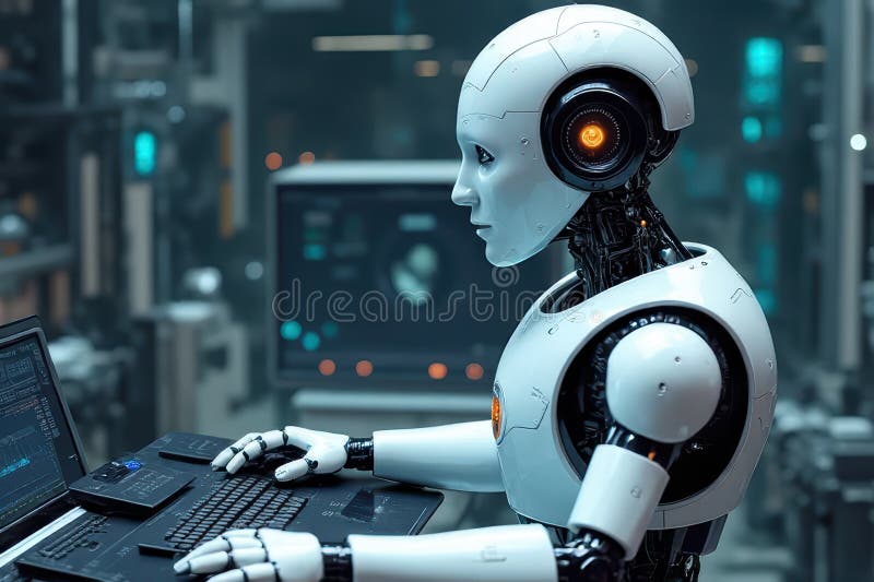 Intelligent AI-Powered Robot and Emotional Sensitivity Stock ...