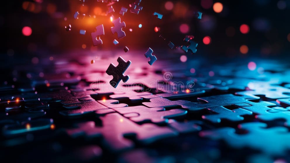 Intelligent Algorithm Solving Puzzle with Falling Pieces Symbolizing ...
