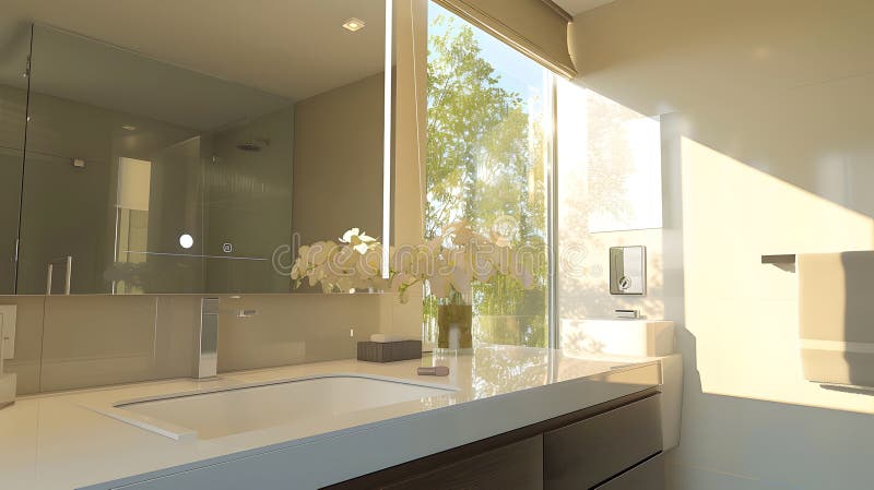 Intelligent Bathroom Mirror with Built in High Tech Smart Features ...