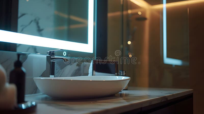 Intelligent Bathroom Mirror with Built in High Tech Smart Features ...
