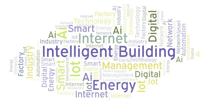 Word INTELLIGENT in the Clouds, Dark Blue Sky Colors Stock Illustration ...