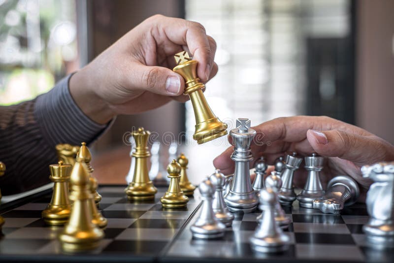 Intelligent Businessman Playing Chess Game Competition with the ... Intelligent Businessman Playing Chess Game Competition with the ...