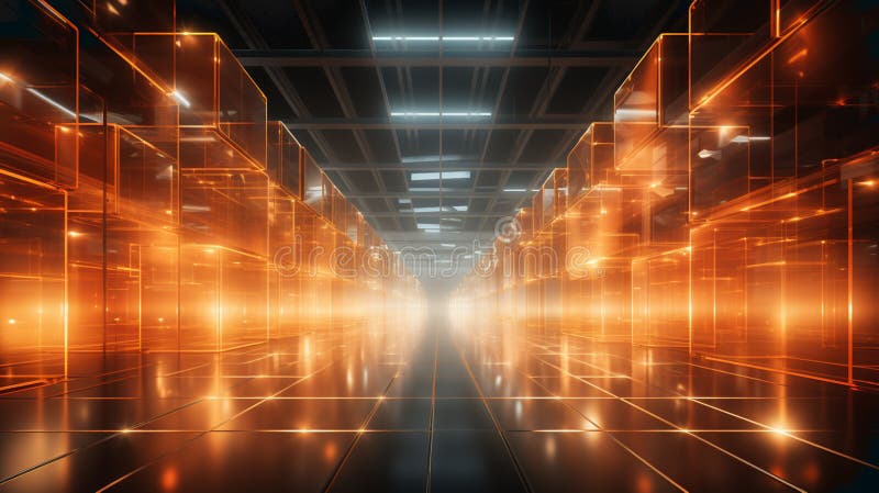 Intelligent and Digitalized Warehouse and Logistic Concept Stock ...