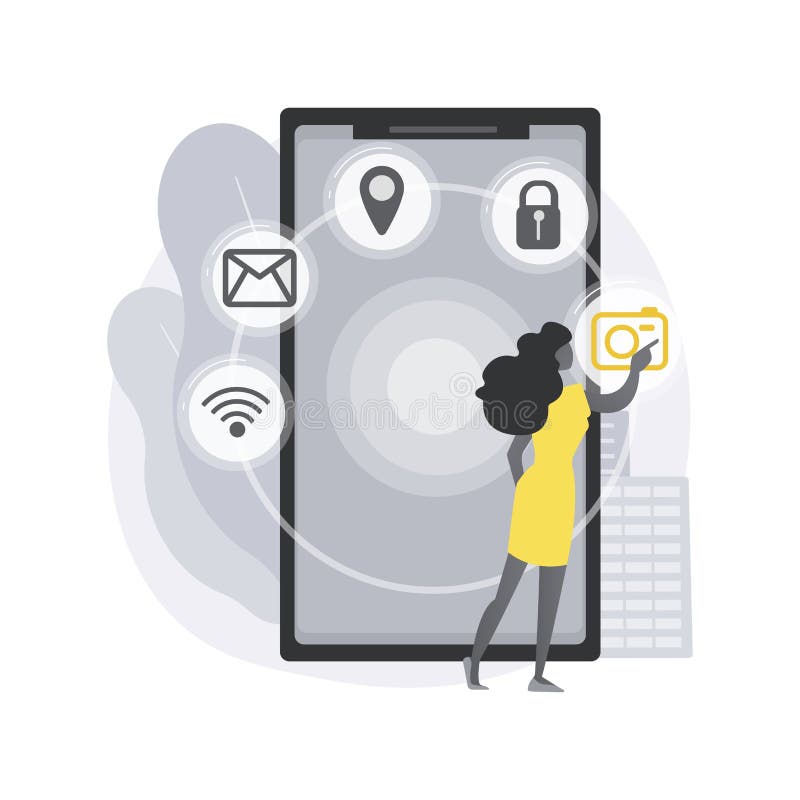 Intelligent Interface Abstract Concept Vector Illustration. Stock ...