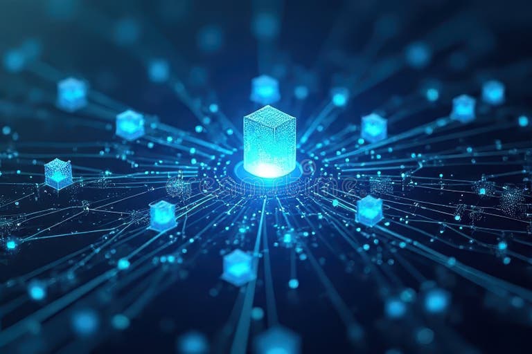 Intelligent IoT Security Solutions in Action Stock Illustration ...