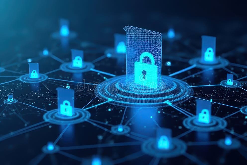 Intelligent IoT Security Strategies Stock Illustration - Illustration ...