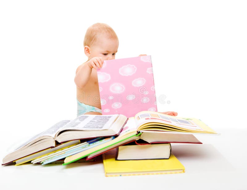 Intelligent boy stock image. Image of children, happy - 26580157