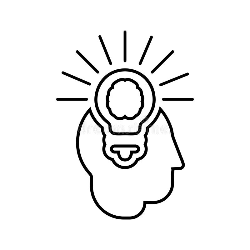 Intelligent, Knowledge, Mentality Icon Stock Vector - Illustration of ...