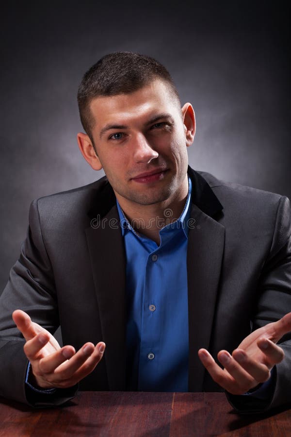 Intelligent looking crook stock image. Image of hold - 37537259