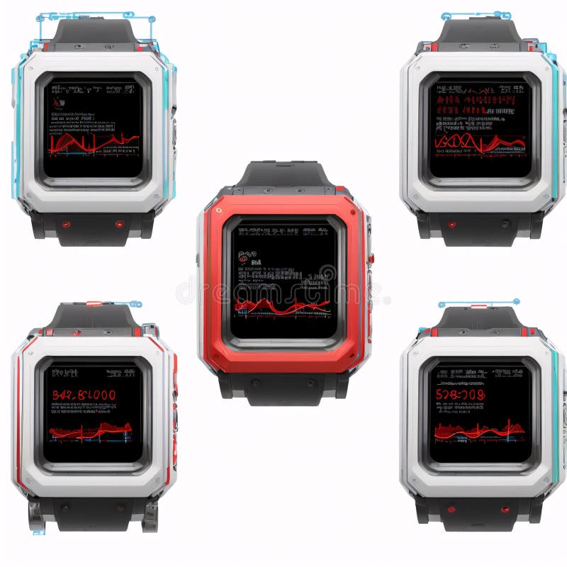 An Intelligent Machine with a Neural Electronic System. Stock ...