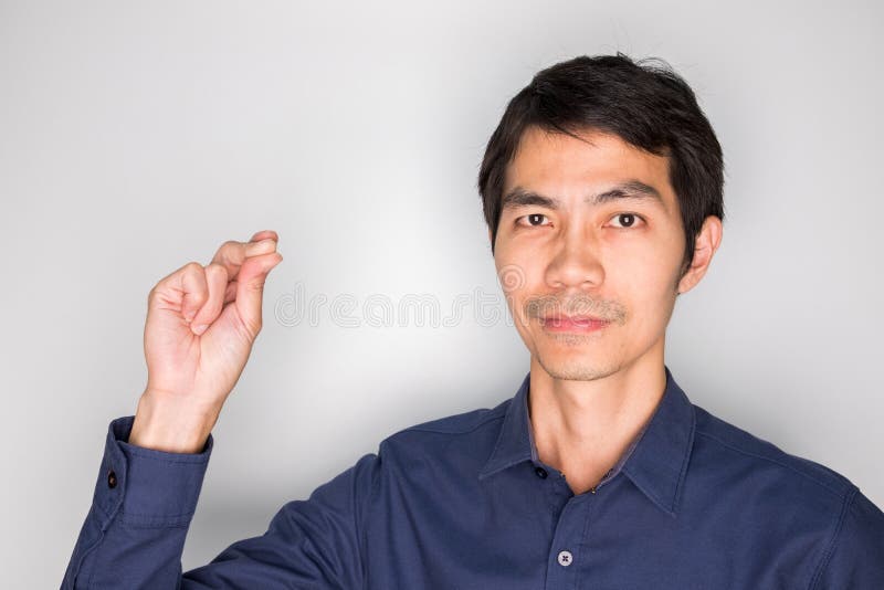 Intelligent Man Get an Idea for Solve the Problem. a Business Man Know ...