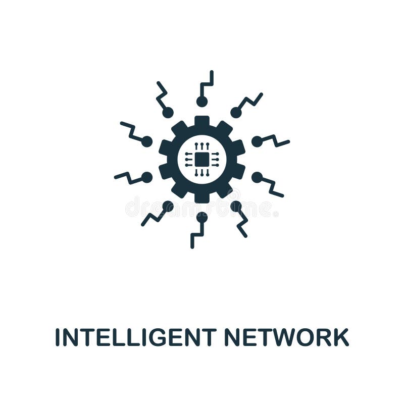 Intelligent Network Icon. Premium Style Design from Future Technology ...
