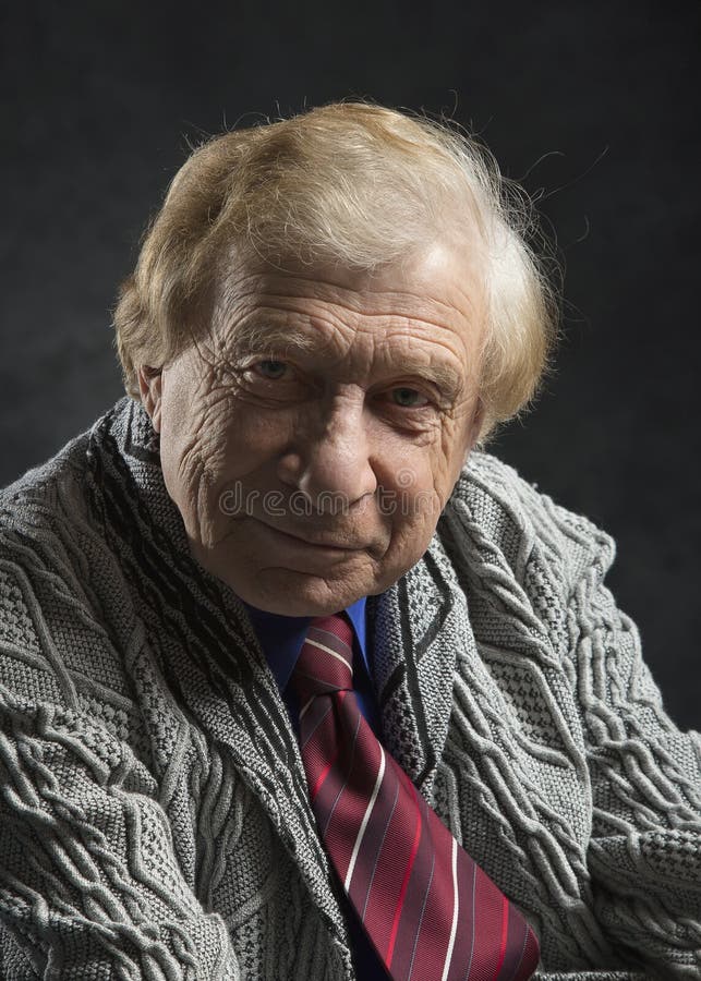 Intelligent old man stock photo. Image of businessman - 89896510