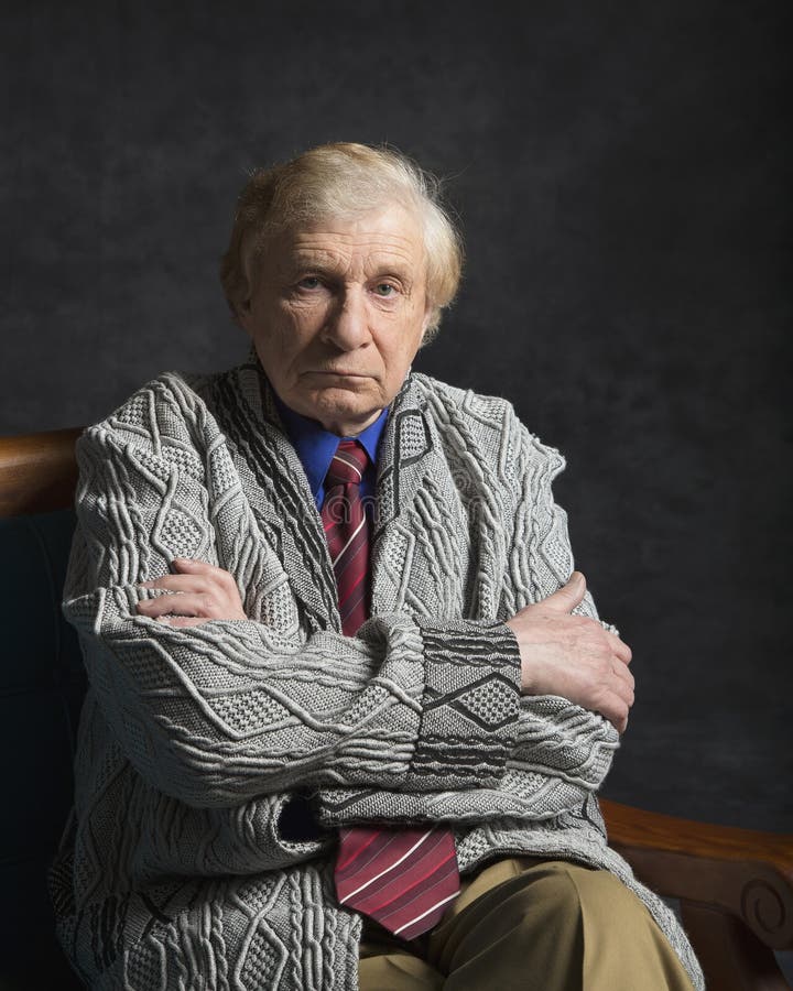 Intelligent old man stock photo. Image of beauty, business - 93788922