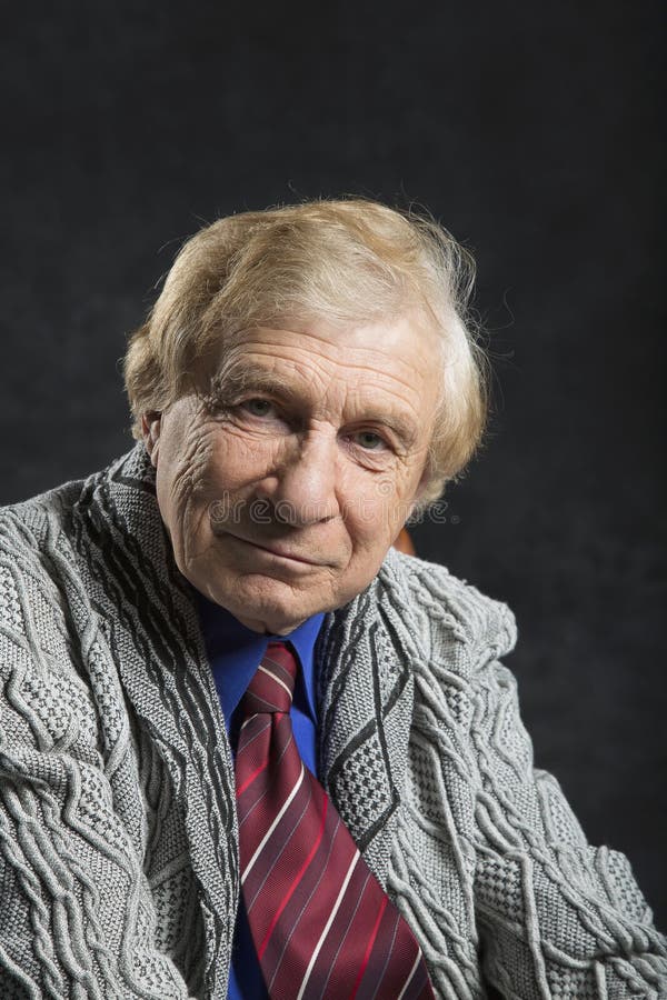 Intelligent old man stock photo. Image of beauty, business - 93788922