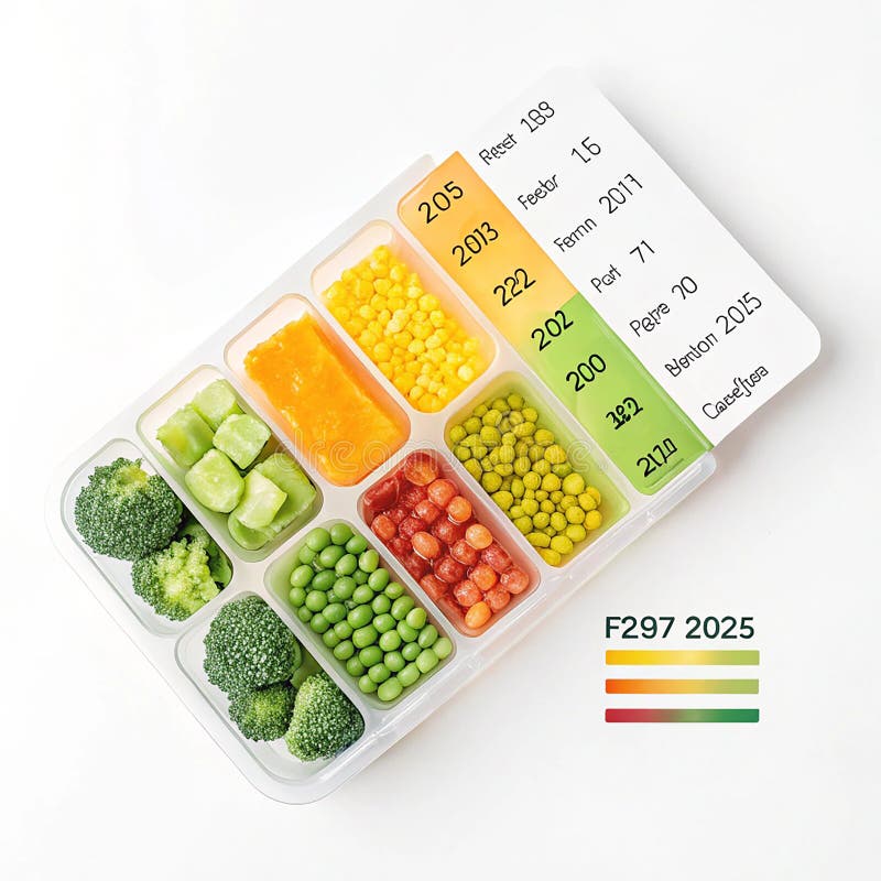 Color Coded Expiration Packaging that Changes Hue Stock Illustration ...