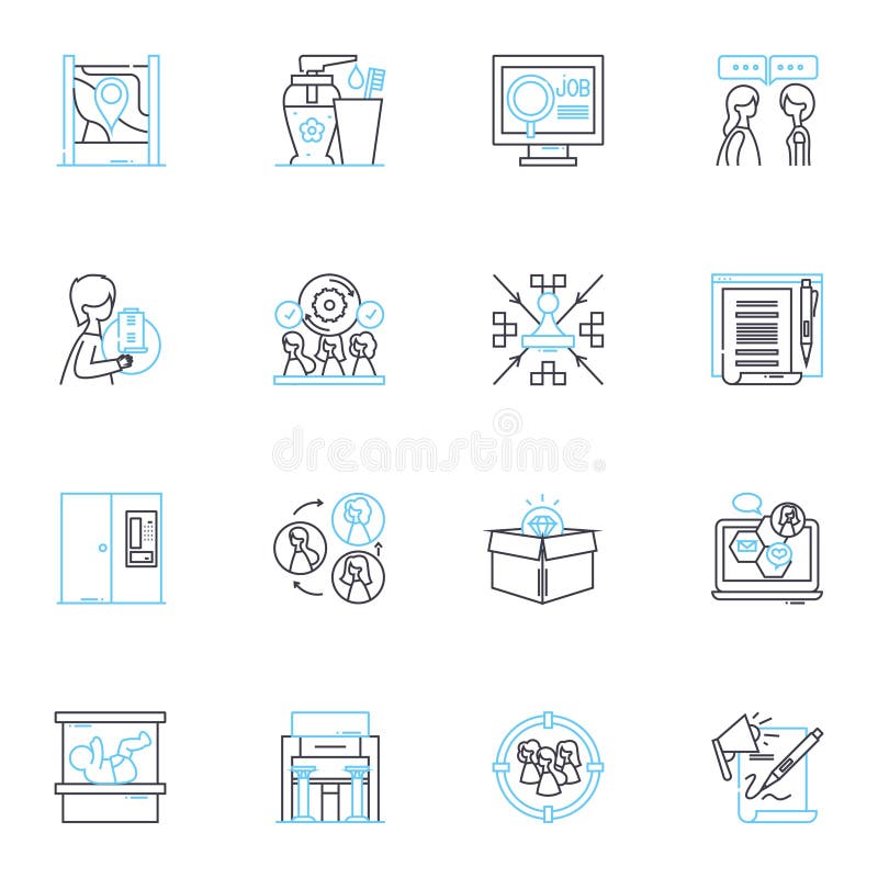 Intelligent Populace Linear Icons Stock Illustrations – 3 Intelligent ...