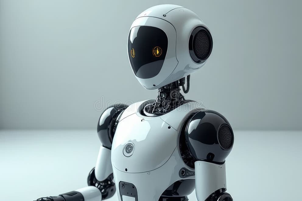 Intelligent Robotic System stock illustration. Illustration of digital ...