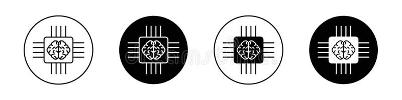 Intelligent system icon stock vector. Illustration of isolated - 307757936