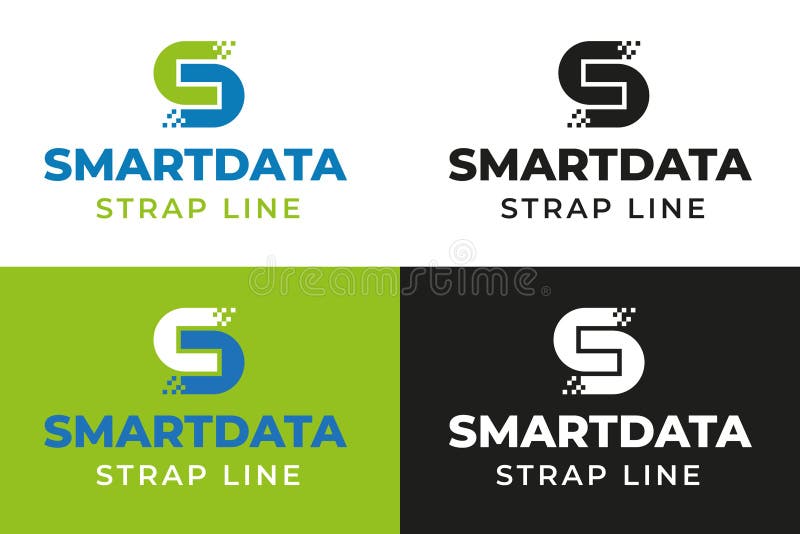 Intelligente Digital-Daten Logo Template Vektor Abbildung ...