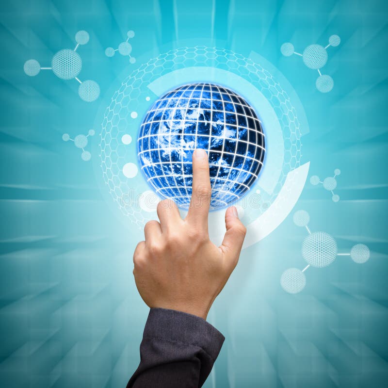 Digital-Welt Und Digitales Muster Stockfoto - Bild von computer ...