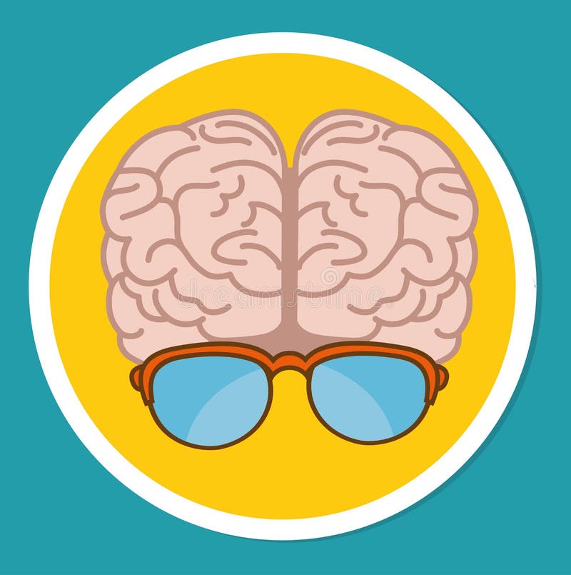 Intelligenz Des Menschlichen Gehirns Stock Abbildung - Illustration von ...