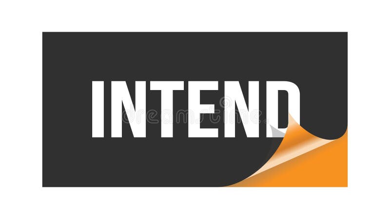 INTEND Text on Red Grungy Lines Stamp Stock Illustration - Illustration ...