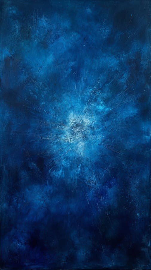 Intense Blue Abstract for Dramatic Visual Effects in Film Production ...