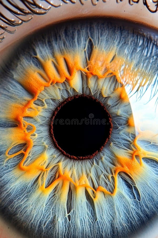Intense Blue Eye, Close Up Captivating Image of Vision, Detail, and ...