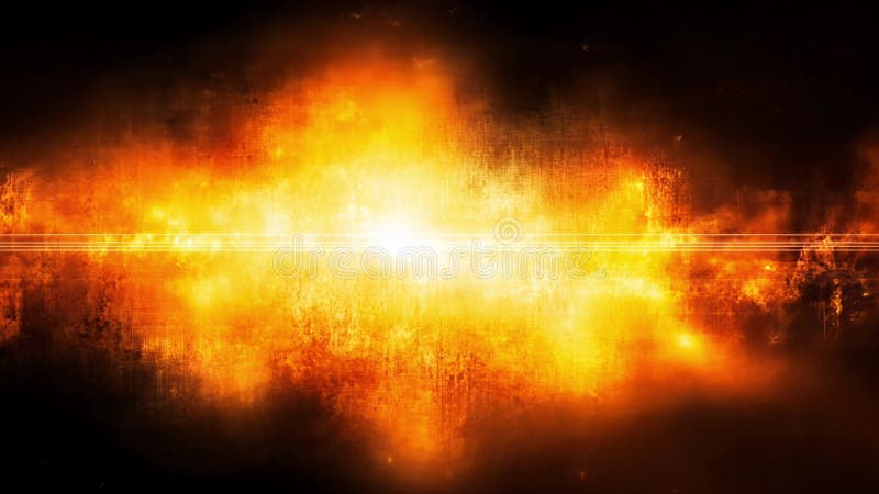 An Intense Burst of Fiery Colors and Explosive Light Effects Create a ...