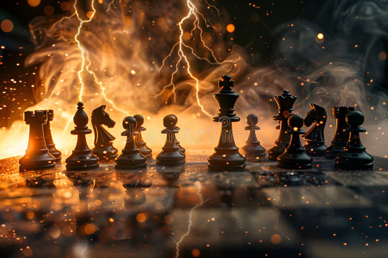 Intense Chess Battle with Electrifying Sparks on International Chess ...