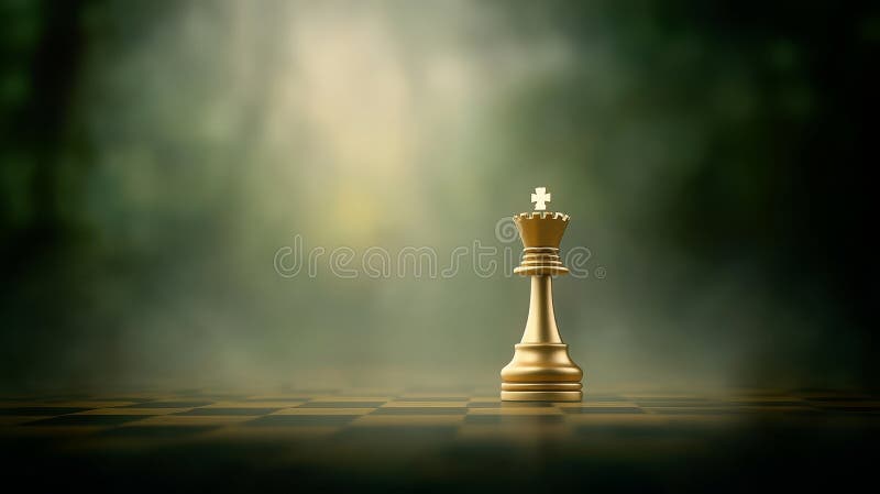 Intense Chess Match Dark Piece Makes Strategic Move on the Classic Game ...