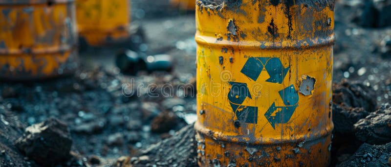 Intense Closeup of Nuclear Waste, Global Environmental Implications ...